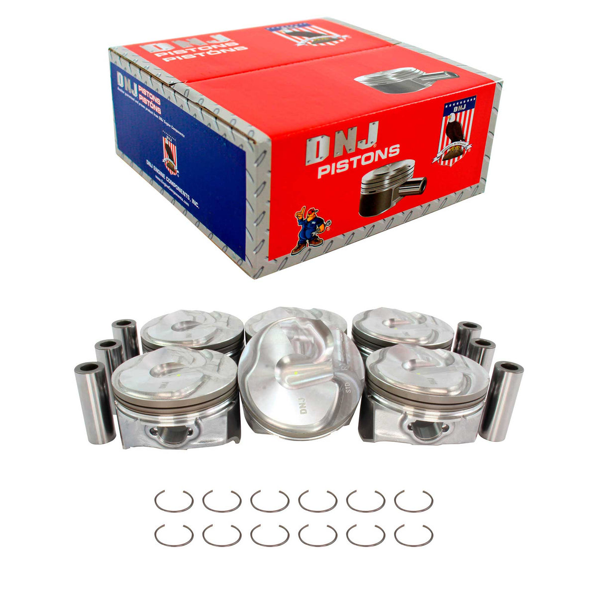 Piston Set (Oversizes Available) — DNJ ENGINE COMPONENTS, INC.